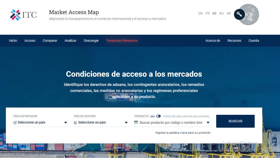 Market Acces Map :: Easy Export